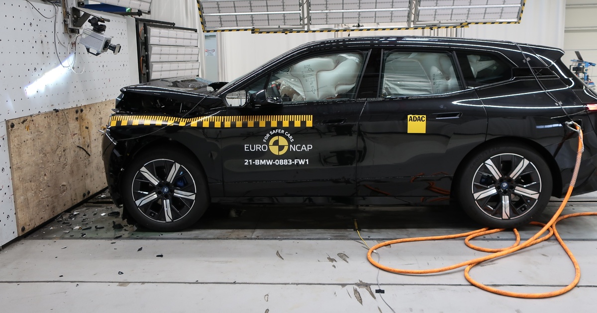 H BMW iX πήρε την υψηλότερη βαθμολογία στα crash test του Euro NCAP