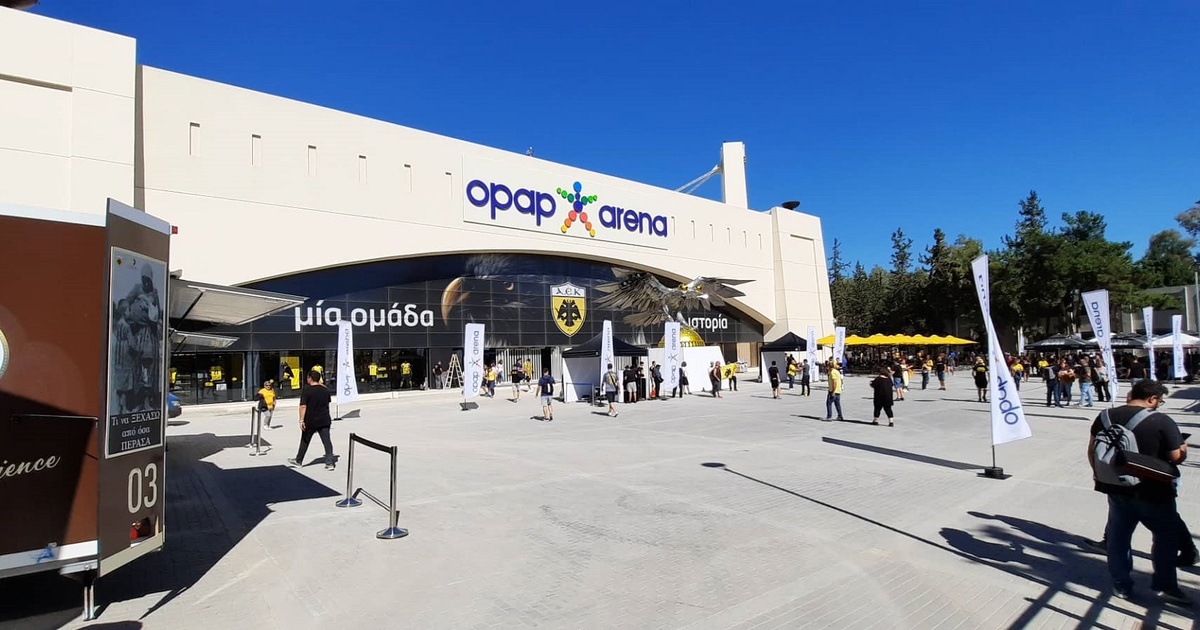 OPAP Arena: Ανοιξαν οι πύλες του νέου γηπέδου της ΑΕΚ – Τρελά πανηγύρια ...
