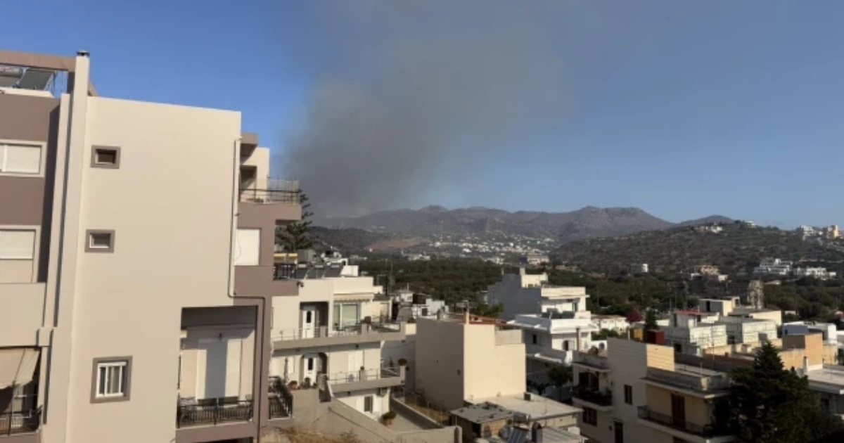 Λασίθι: Πυρκαγιά στον ΧΥΤΑ Αγίου Νικολάου – Επιχειρούν και εναέρια μέσα